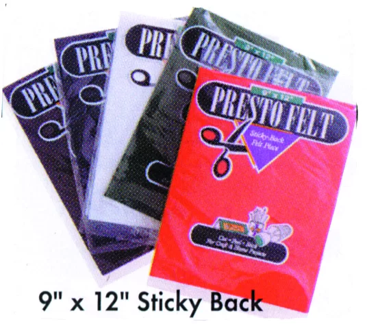 sticky felt – Scribbles Crafts – Brooklyn Craft Warehouse