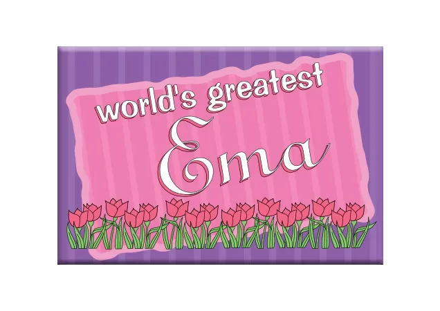Jewish Magnet – Worlds Greatest Ema – Scribbles Crafts – Brooklyn Craft ...